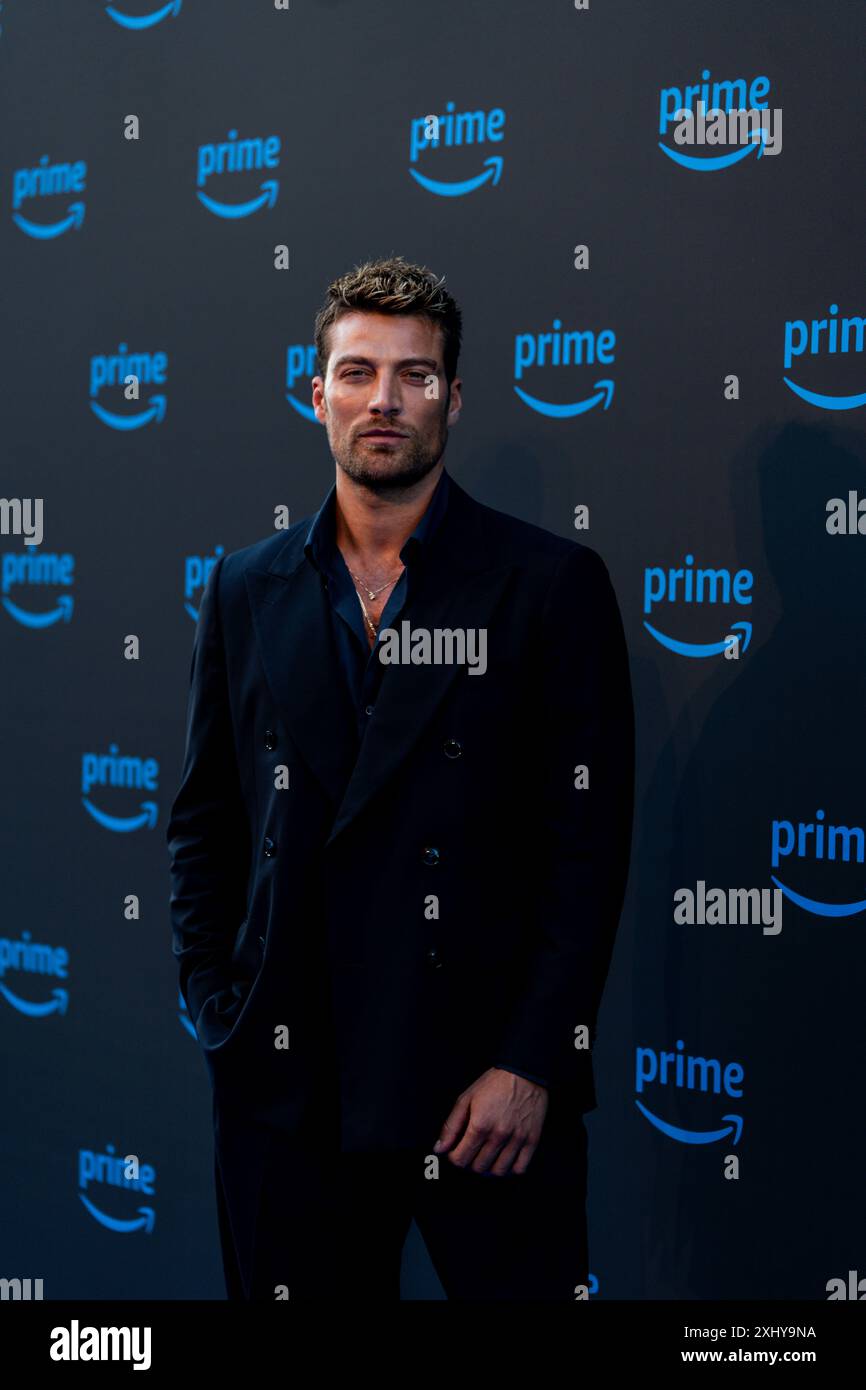 ROME, ITALY - JULY 15: Simone Susinna attends the photocall of Prime Video 2024 at Villa Miani ...