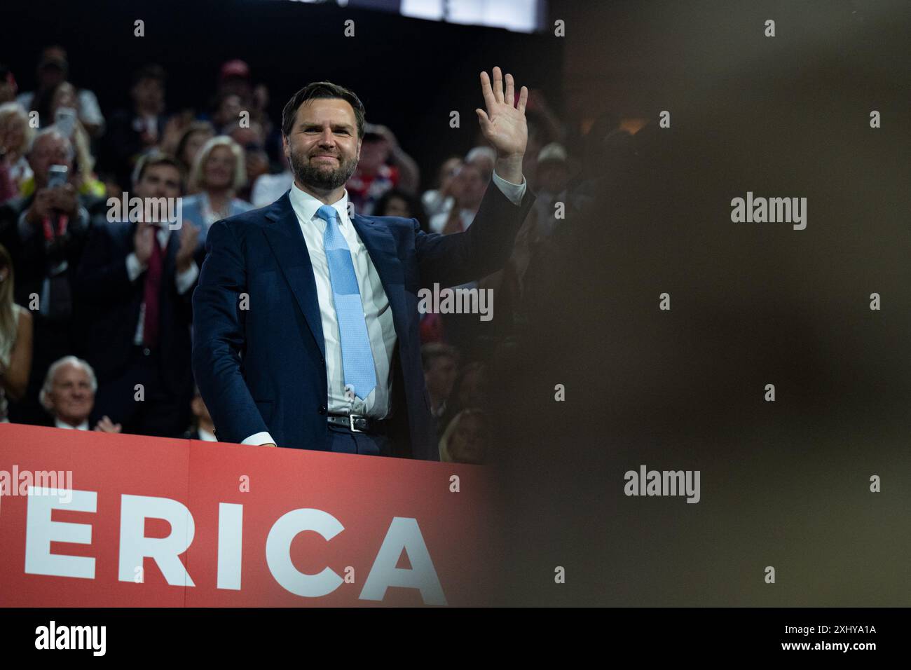 Milwaukee, USA. 15th July, 2024. Former US President Donald J Trump ...