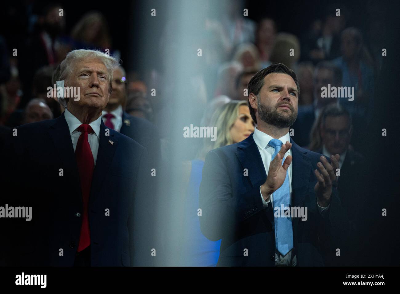 Milwaukee, USA. 15th July, 2024. Former US President Donald J Trump ...