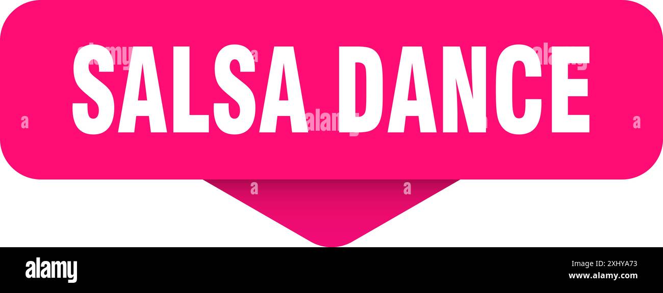 salsa dance sticker. salsa dance sign on transparent background ...