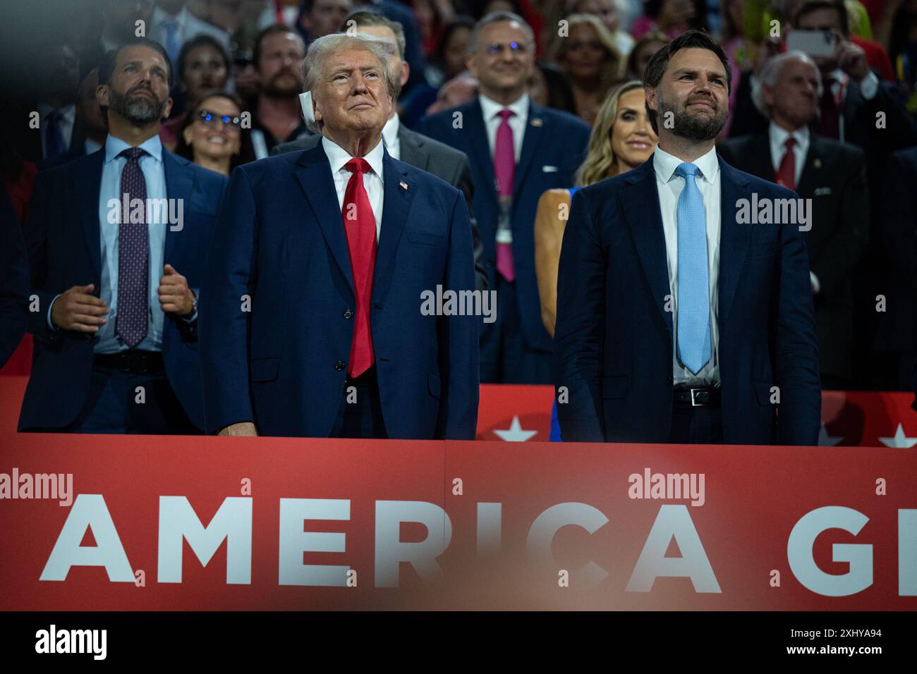 Milwaukee, USA. 15th July, 2024. Former US President Donald J Trump ...