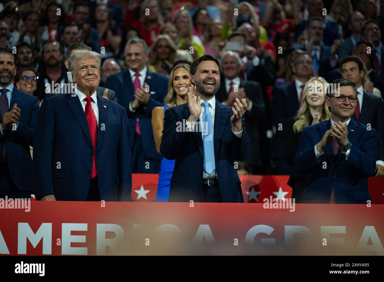 Milwaukee, USA. 15th July, 2024. Former US President Donald J Trump ...