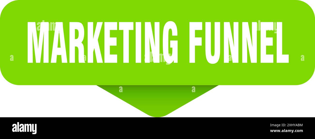 marketing funnel sticker. marketing funnel sign on transparent ...