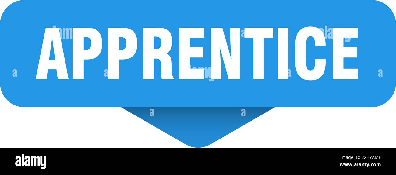 apprentice sticker. apprentice sign on transparent background ...