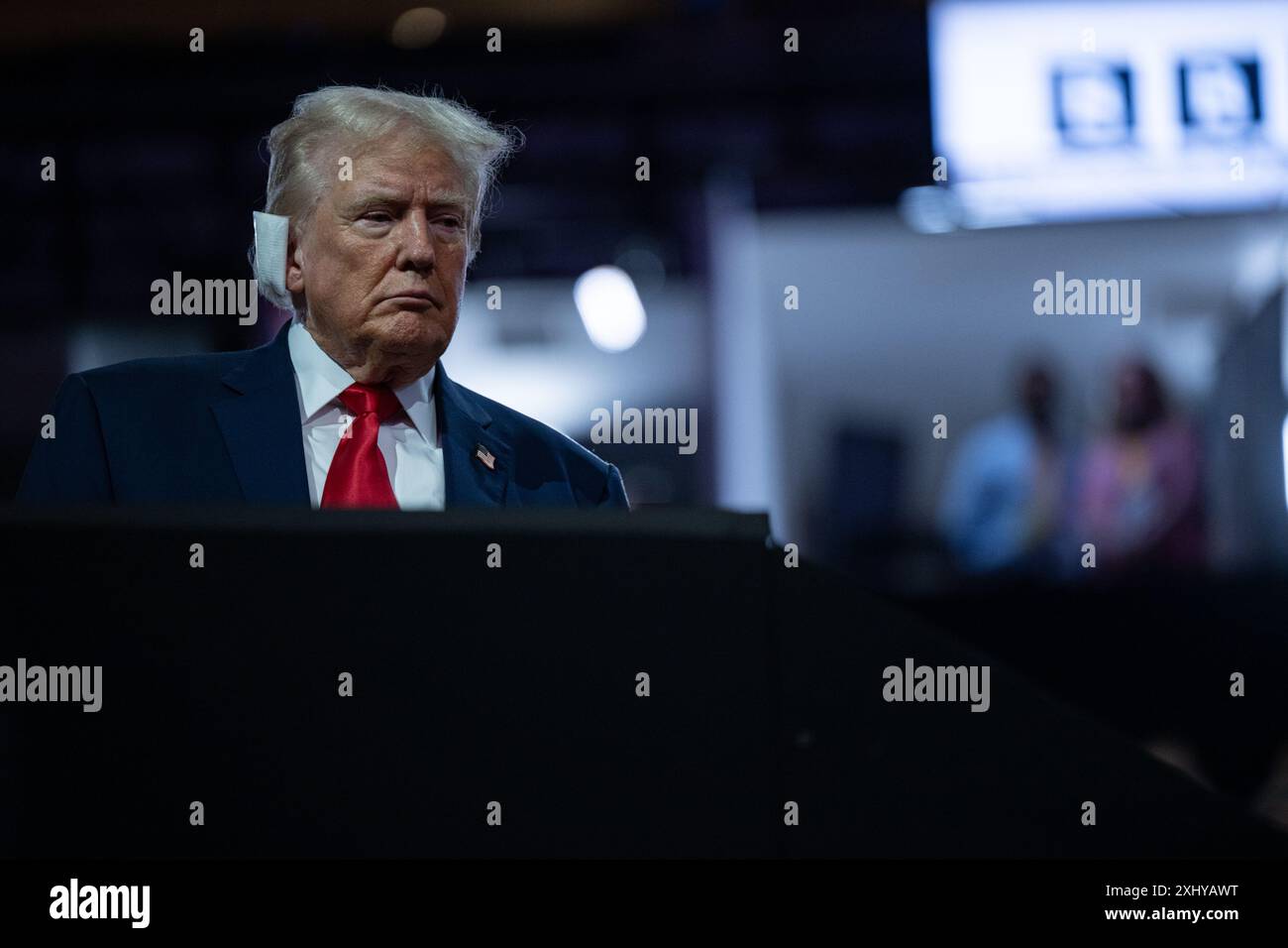 Milwaukee, USA. 15th July, 2024. Former US President Donald J Trump ...