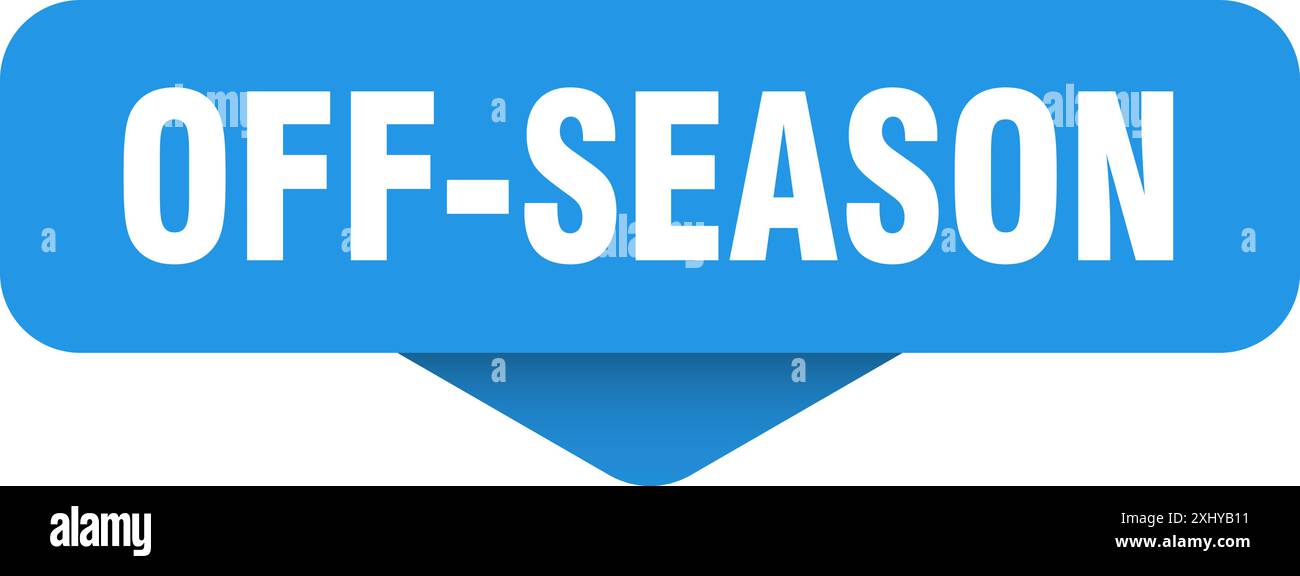 off-season sticker. off-season sign on transparent background ...