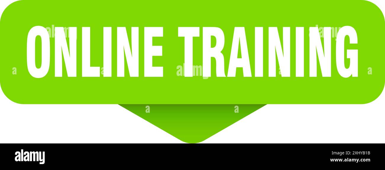 online training sticker. online training sign on transparent background ...