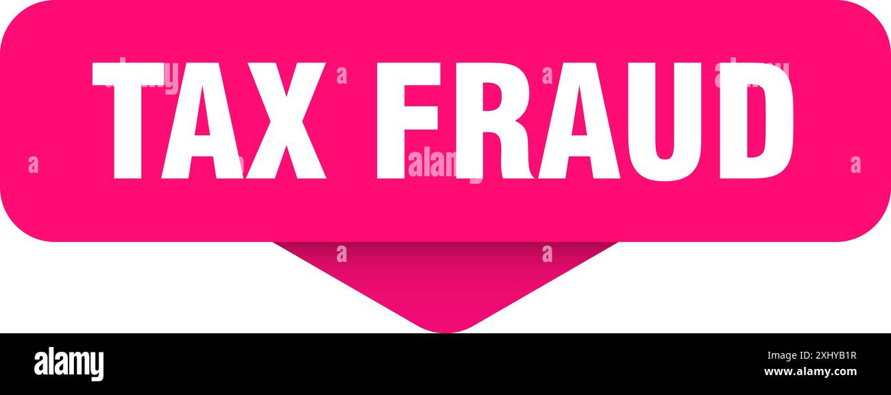 tax fraud sticker. tax fraud sign on transparent background ...