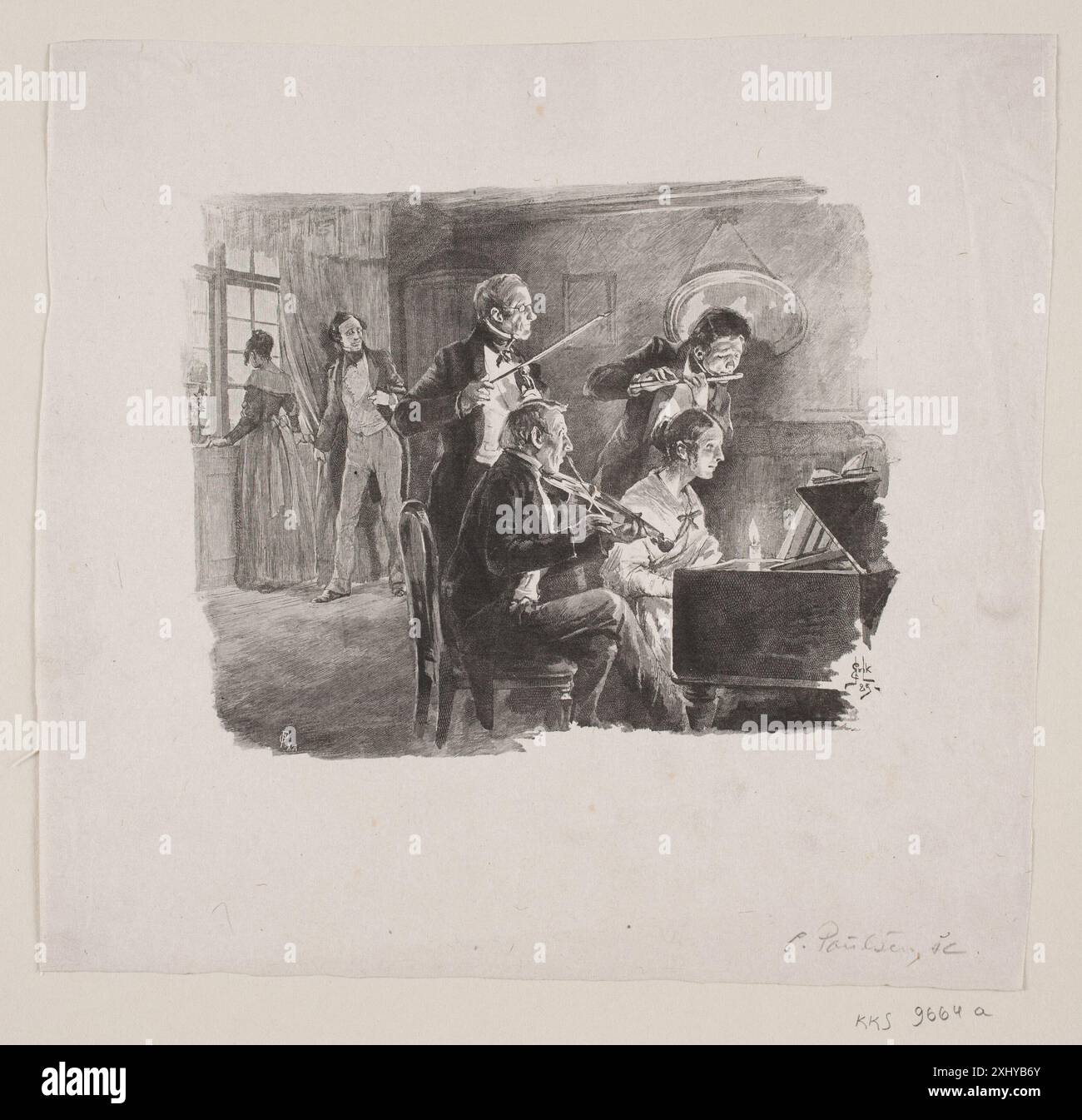 Illustration to H. Hertz: "The stroll Poulsen, Carl 1855 - 1935 ...