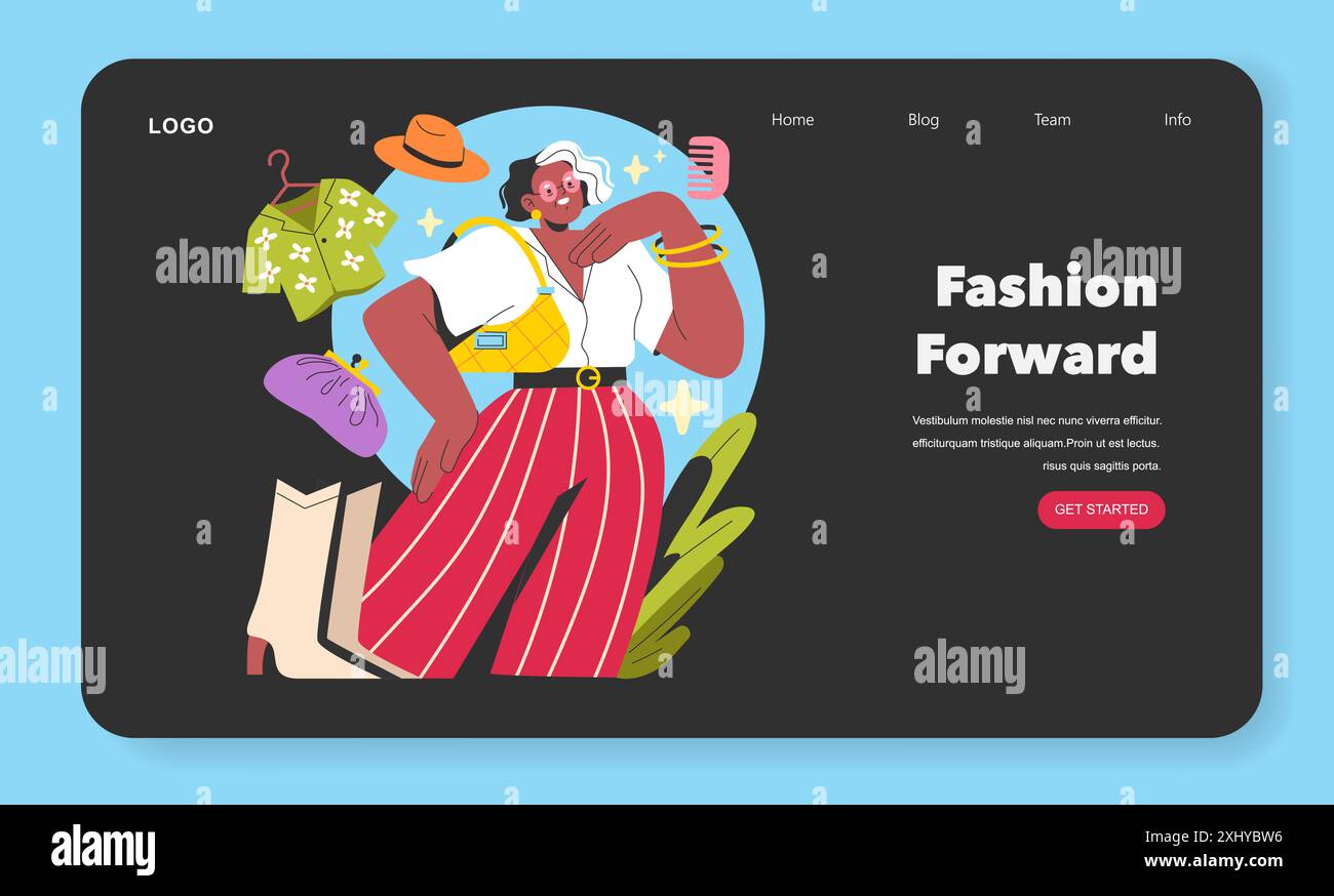 Senior woman style icon embracing fashion trends with vibrant outfits ...