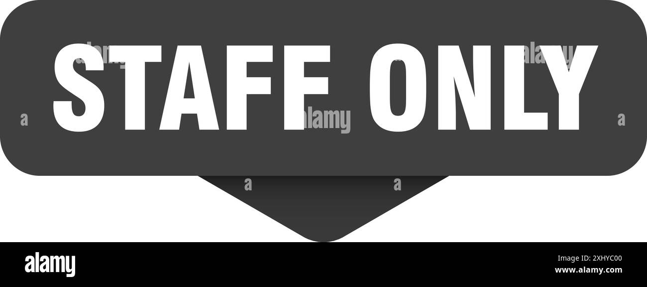 staff only sticker. staff only sign on transparent background ...