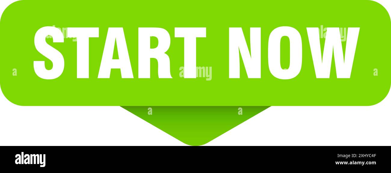 start now sticker. start now sign on transparent background ...