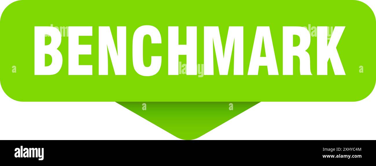 benchmark sticker. benchmark sign on transparent background ...