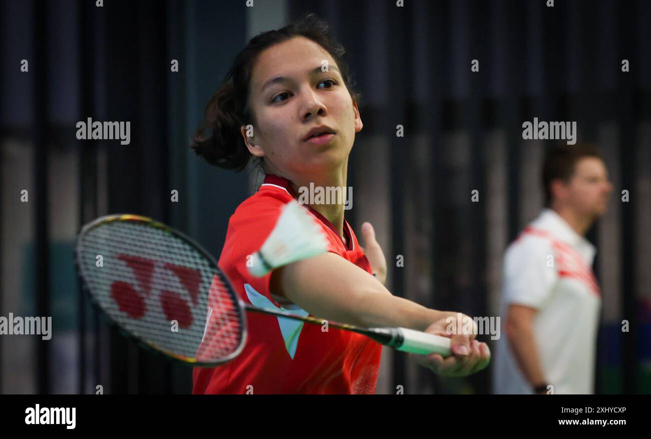 Aartselaar, Belgium. 16th July, 2024. Belgian Lianne Tan pictured in ...