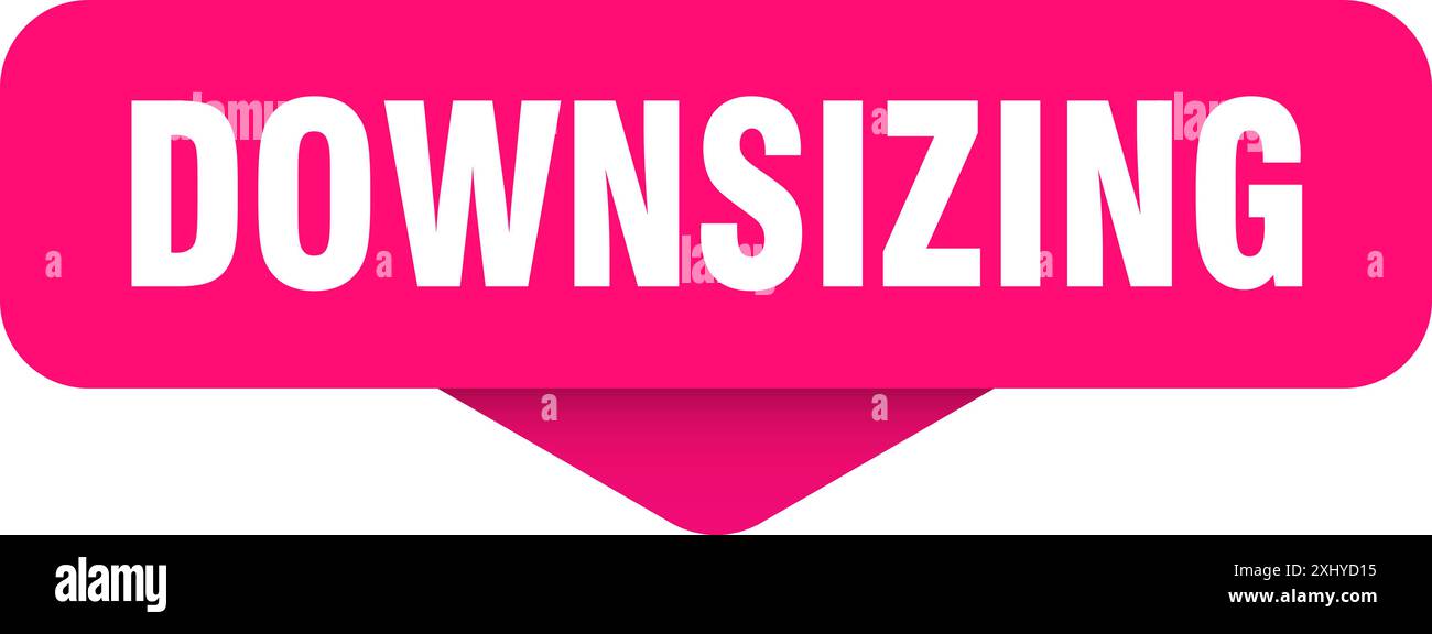 downsizing sticker. downsizing sign on transparent background ...