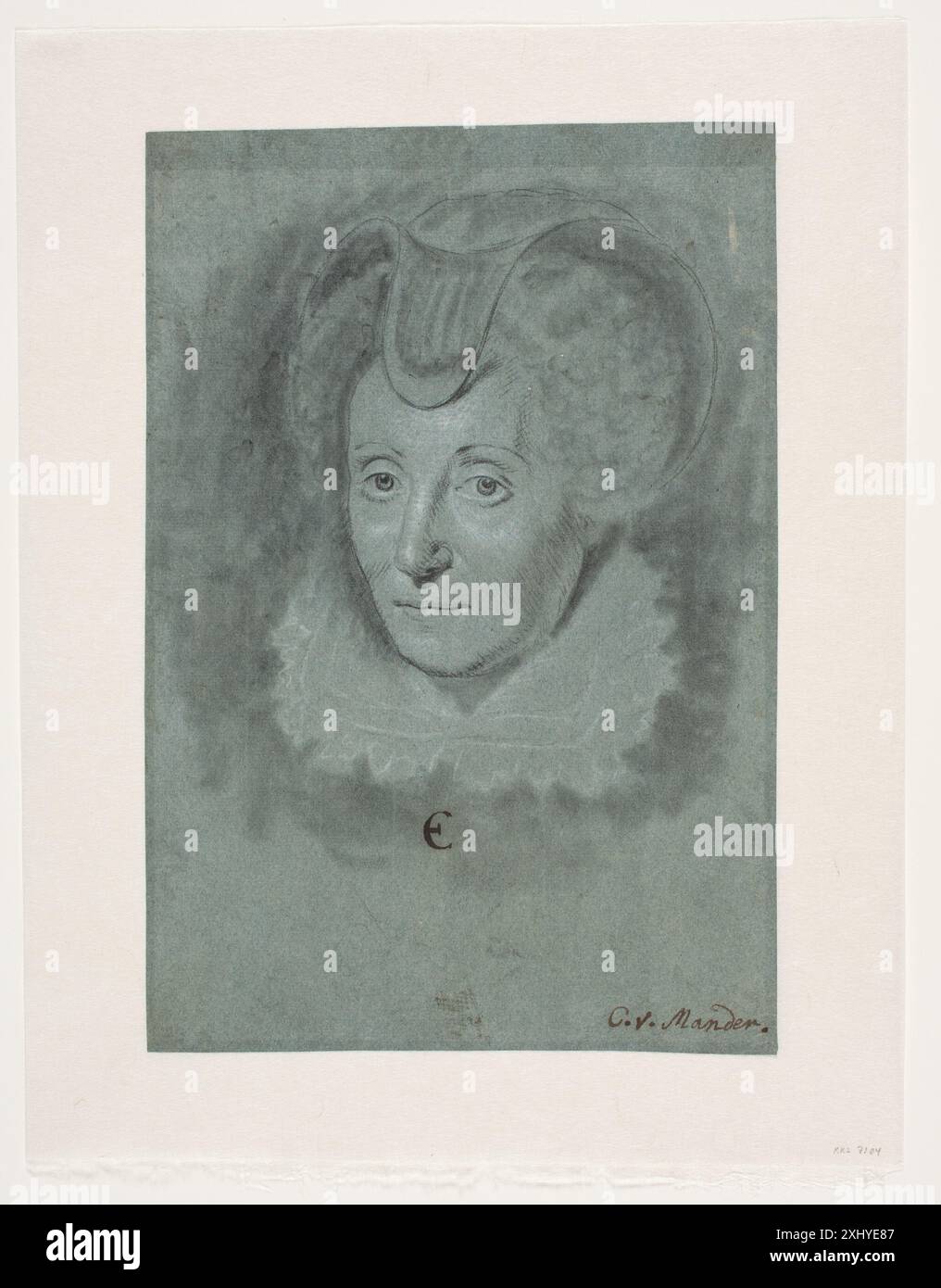 Women's portrait. Louise de Coligny. Mander III, Karel van 1607 - 1670 ...