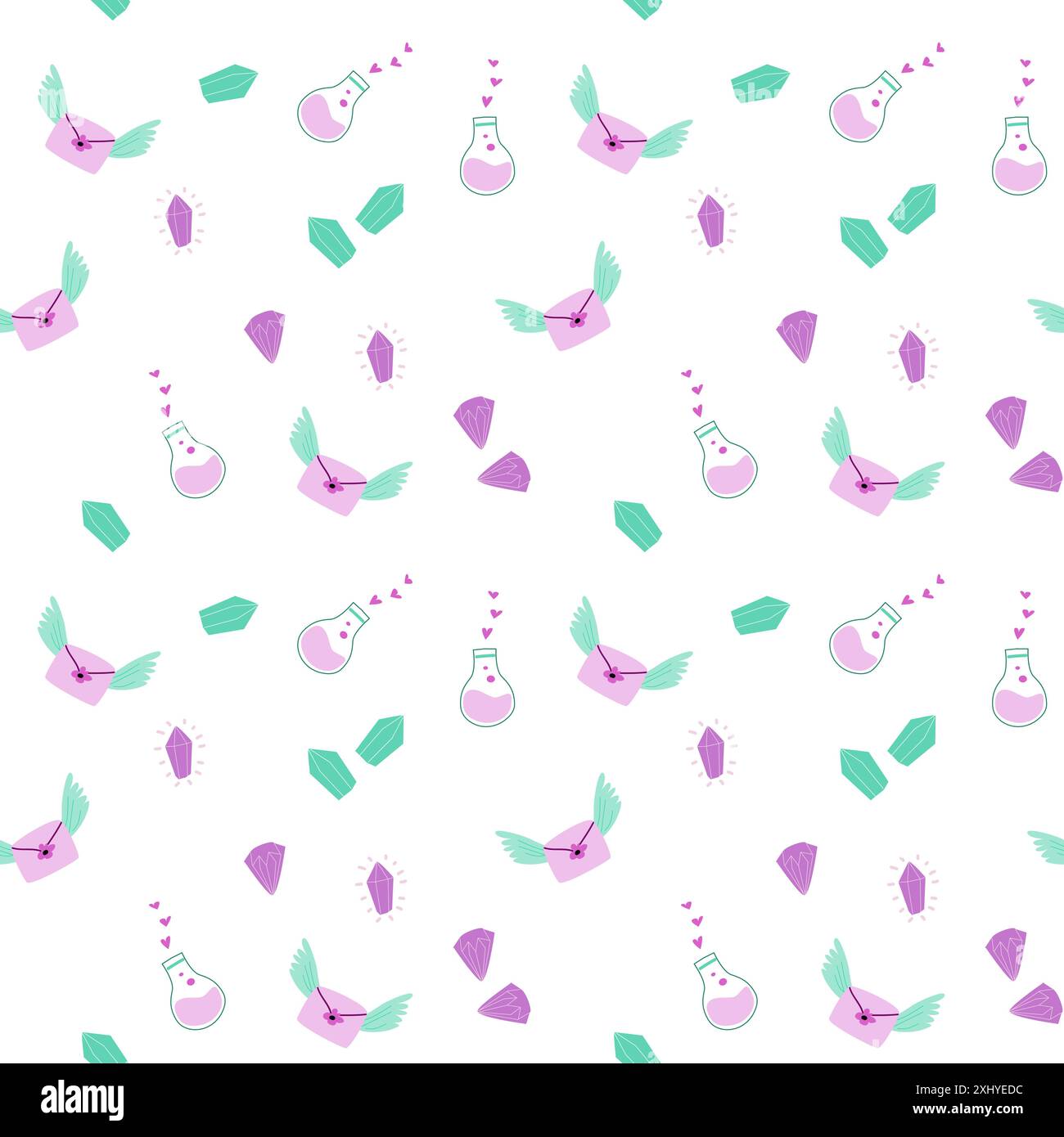 Childrens holiday pattern with confetti and cute animal. Childish ...