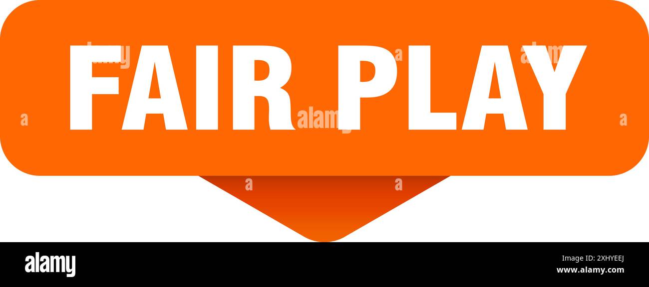 fair play sticker. fair play sign on transparent background ...