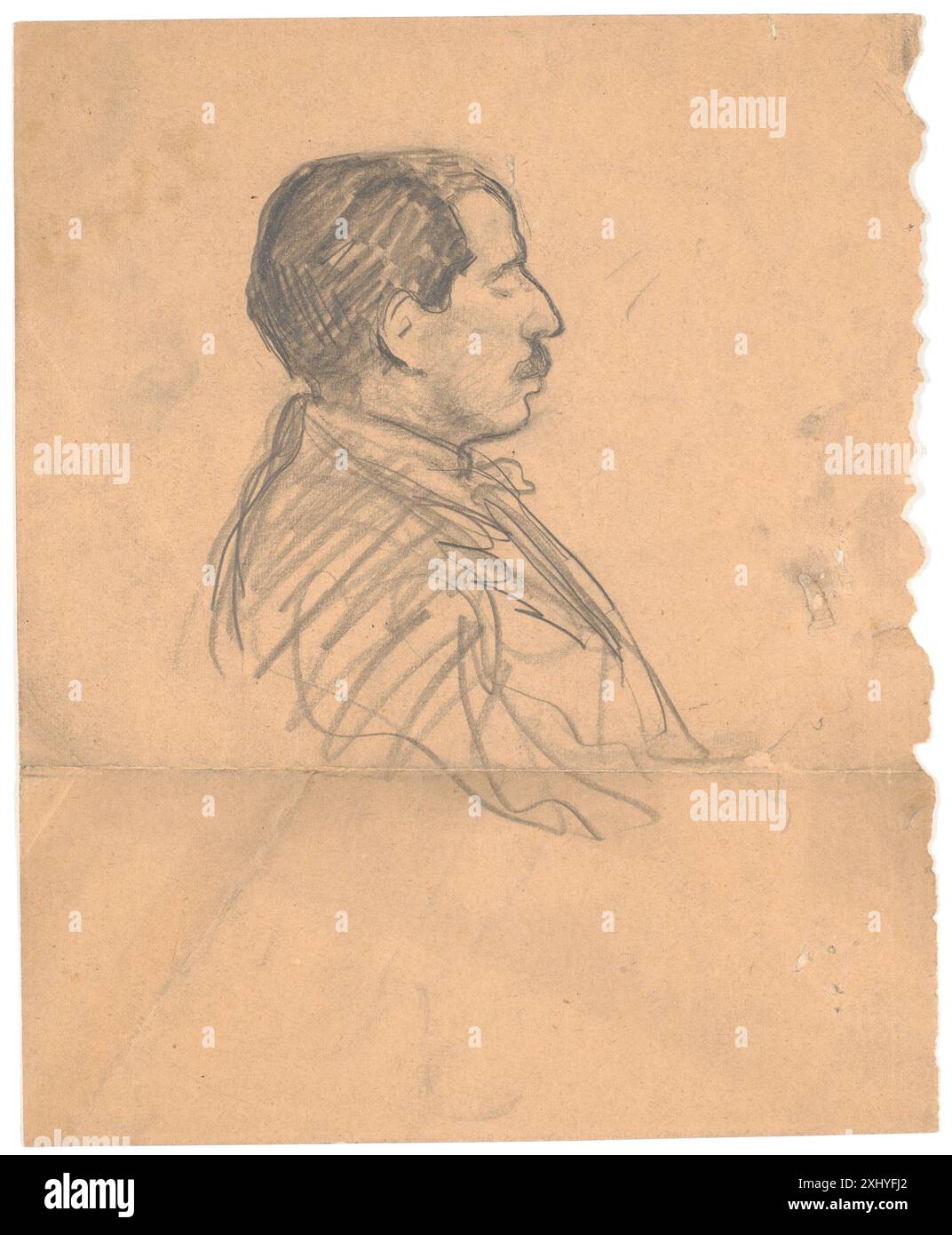 Portrait of Ernst Goldschmidt Isakson, Karl 1878 - 1922 Drawing Karl ...