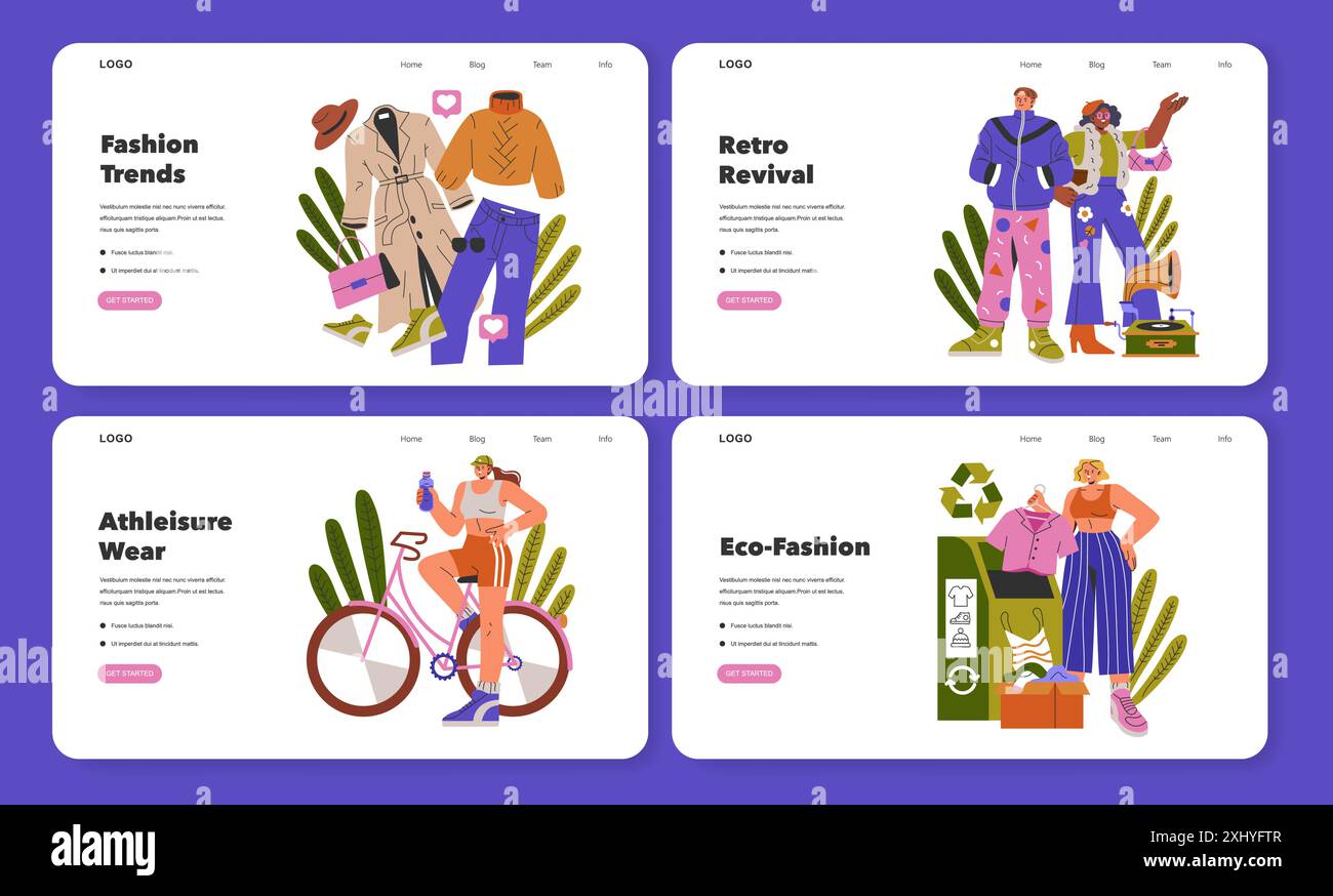 Current fashion trends Stock Vector Images - Alamy