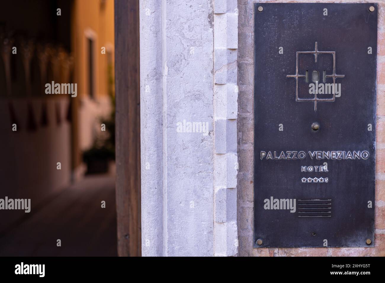 palazzo veneziano hotel Venice Italy entrance Stock Photo - Alamy