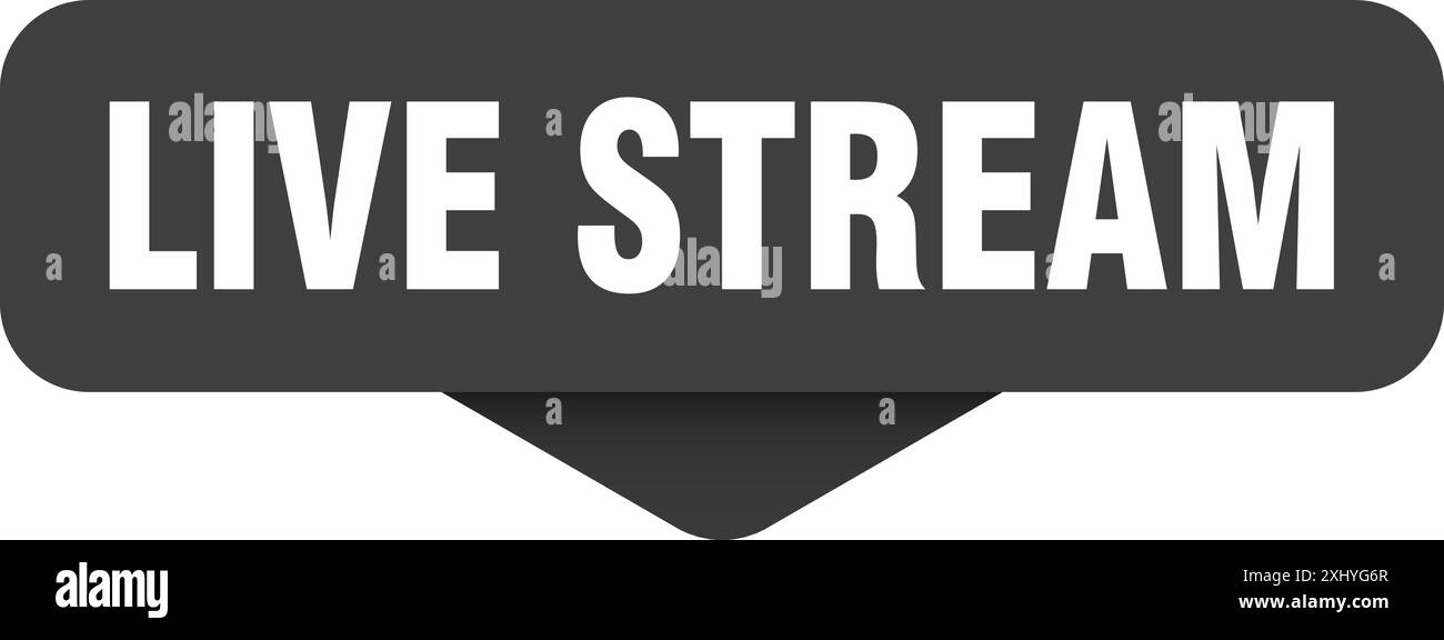 live stream sticker. live stream sign on transparent background ...