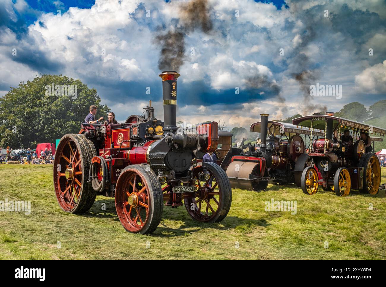 Storrington / UK - Jul 13 2024: Vintage steam traction engines, steam ...