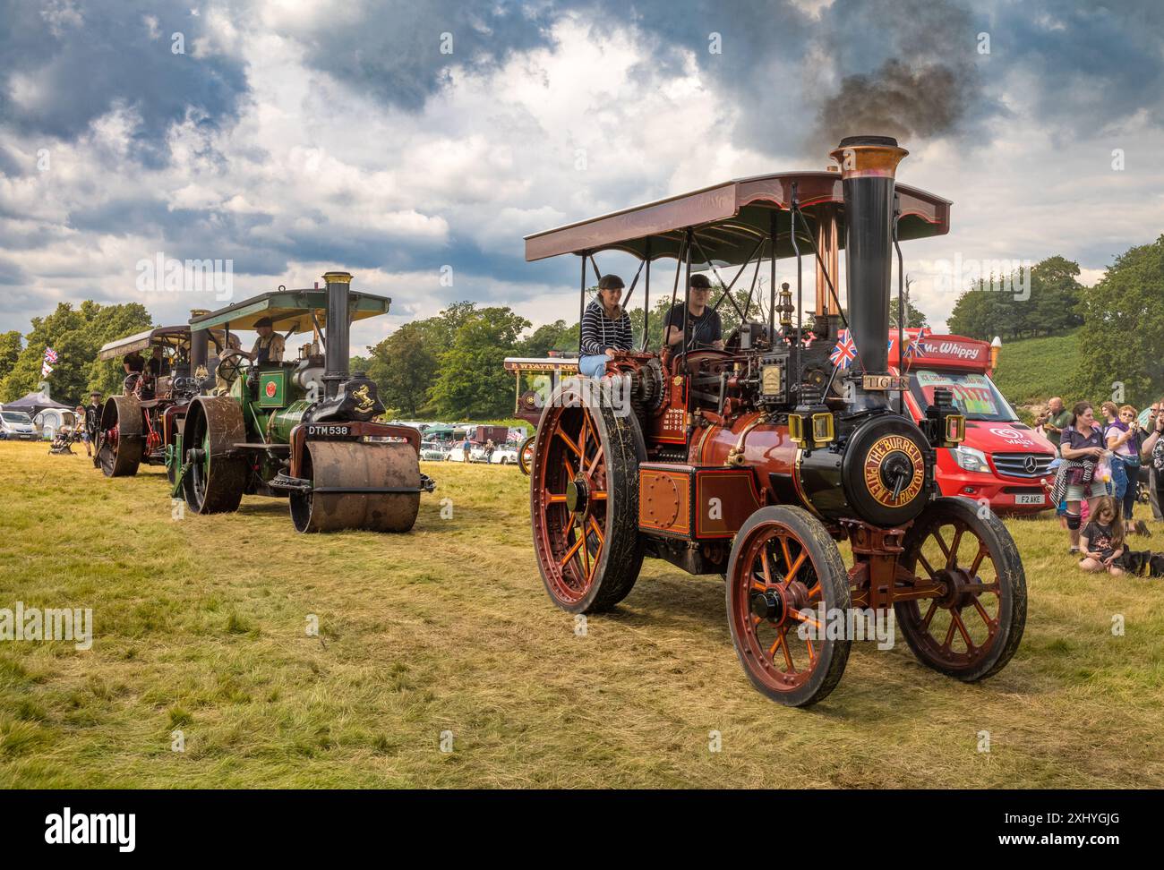 Storrington / UK - Jul 13 2024: Steam traction engines at Sussex Steam ...