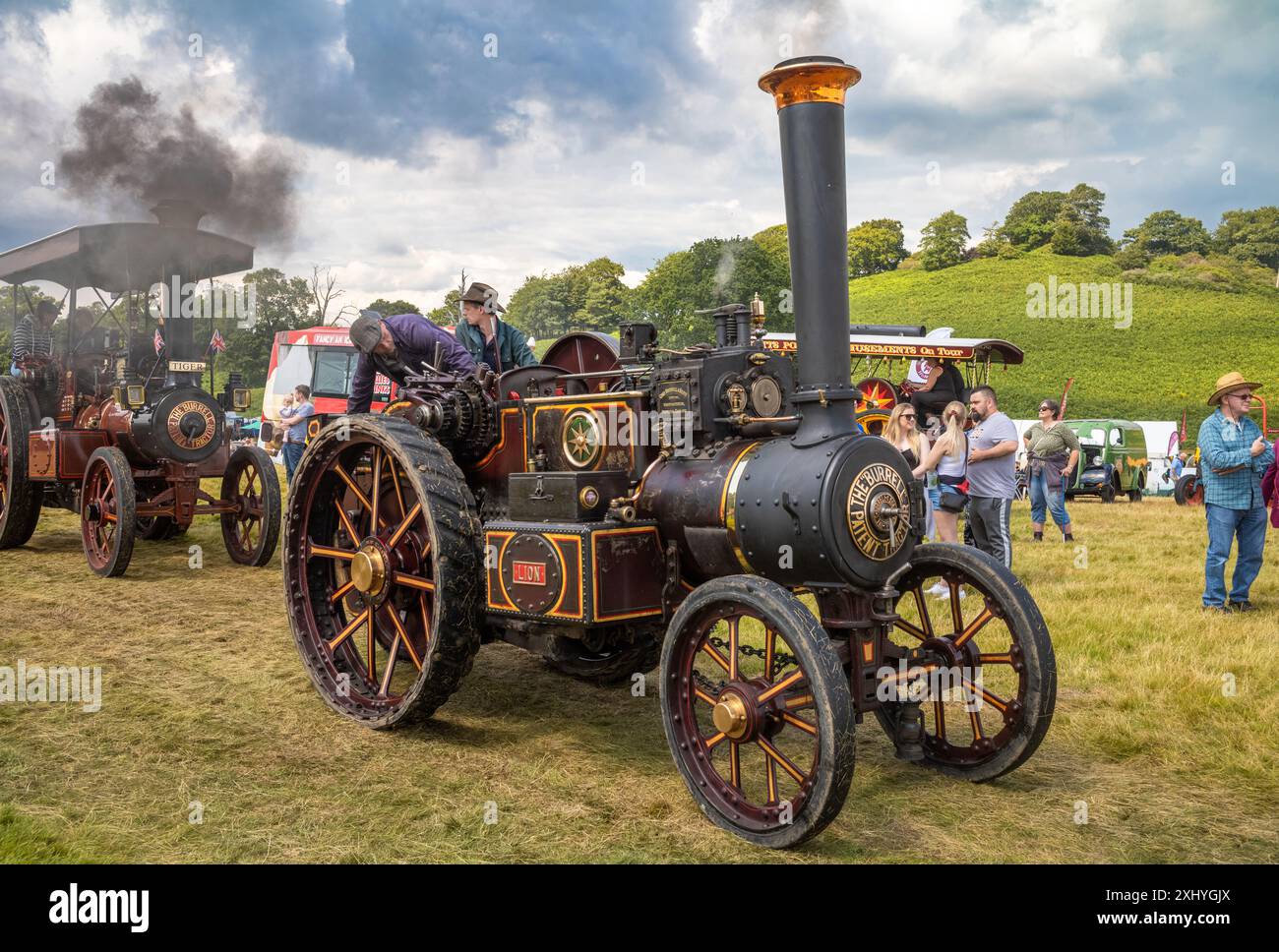 Storrington / UK - Jul 13 2024: Steam traction engines at Sussex Steam ...