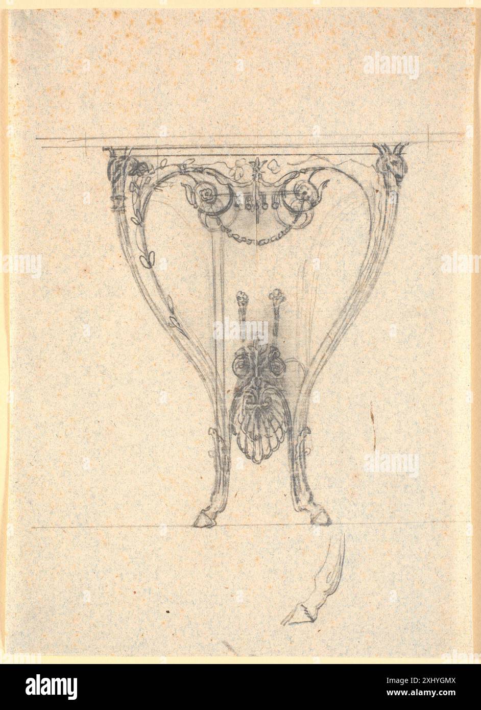 A console table with swinging buck bones Abildgaard, Nicolai 1743 ...