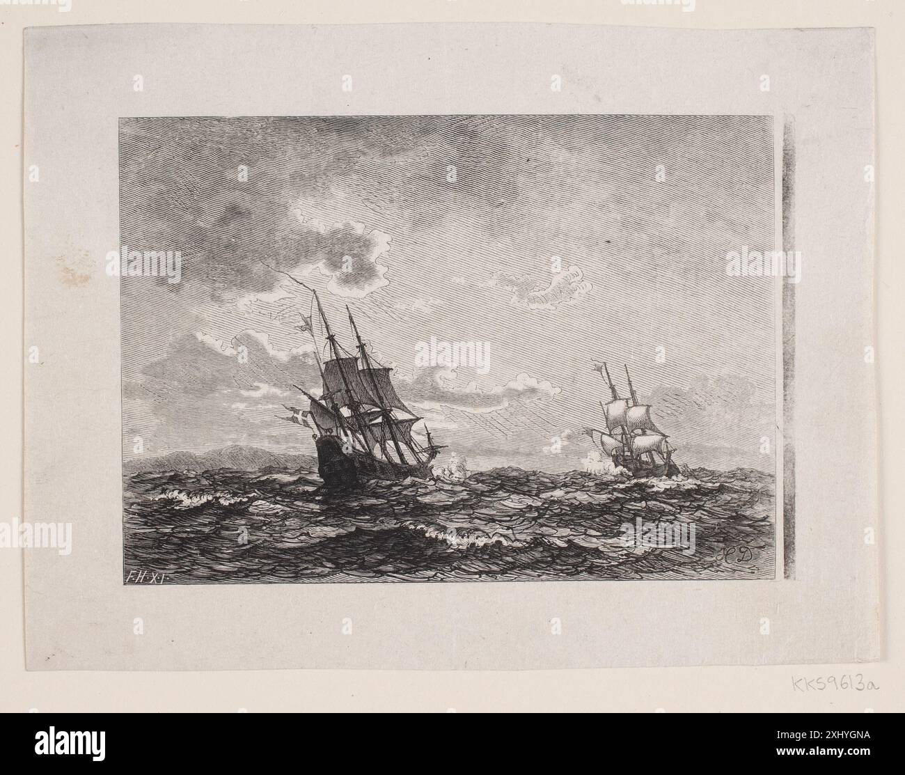 Illustration to H. Drachmann, "On Cannons and Cups Hendriksen, F. 1847 ...