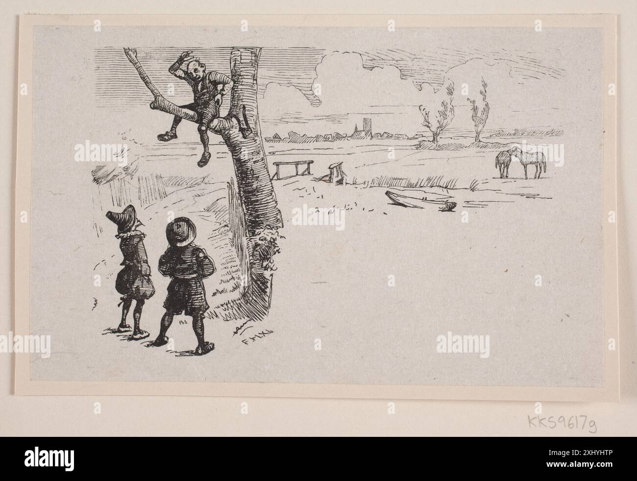 Xylograph by F. Hendriksen (1847–1938) and Hans Nikolaj Hansen (1853 ...