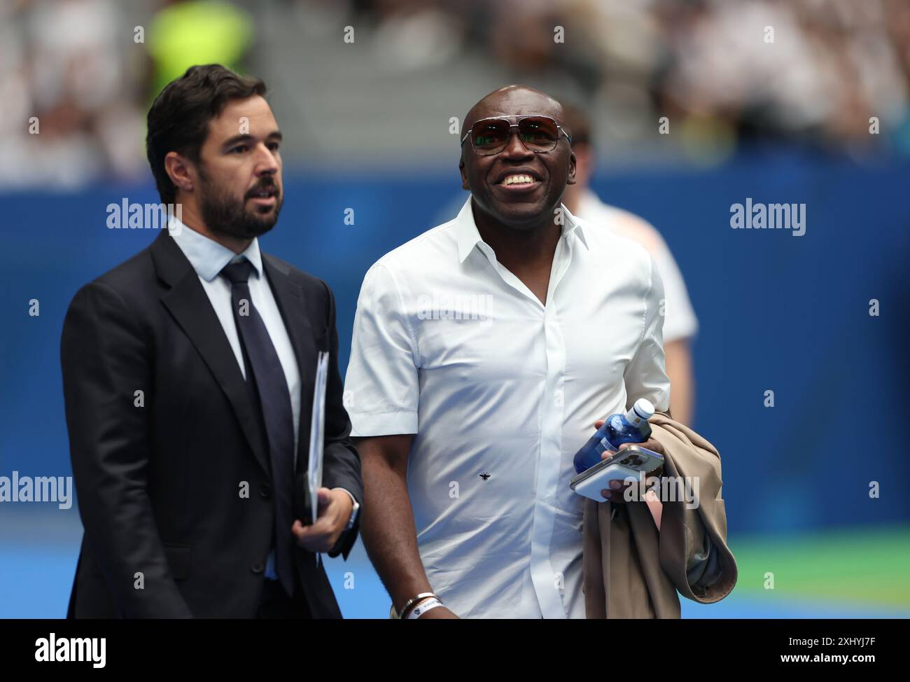 Wilfried, father of new Real Madrid player Kylian Mbappe, before his ...