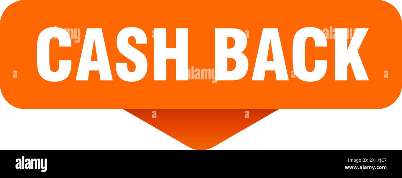 cash back sticker. cash back sign on transparent background ...