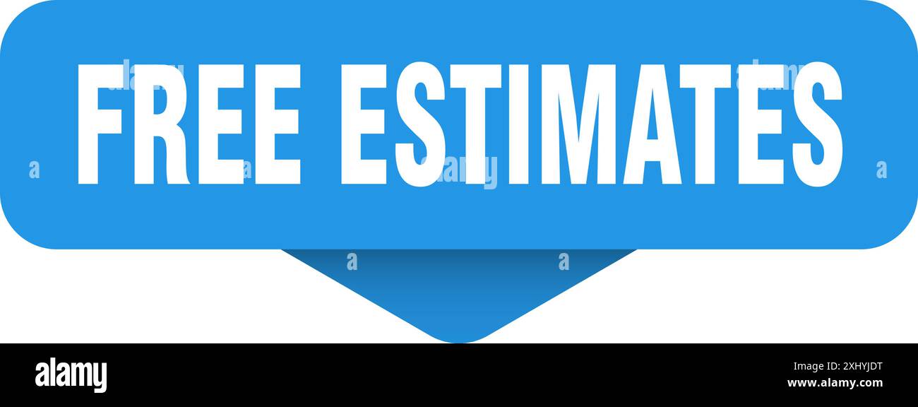 free estimates sticker. free estimates sign on transparent background ...