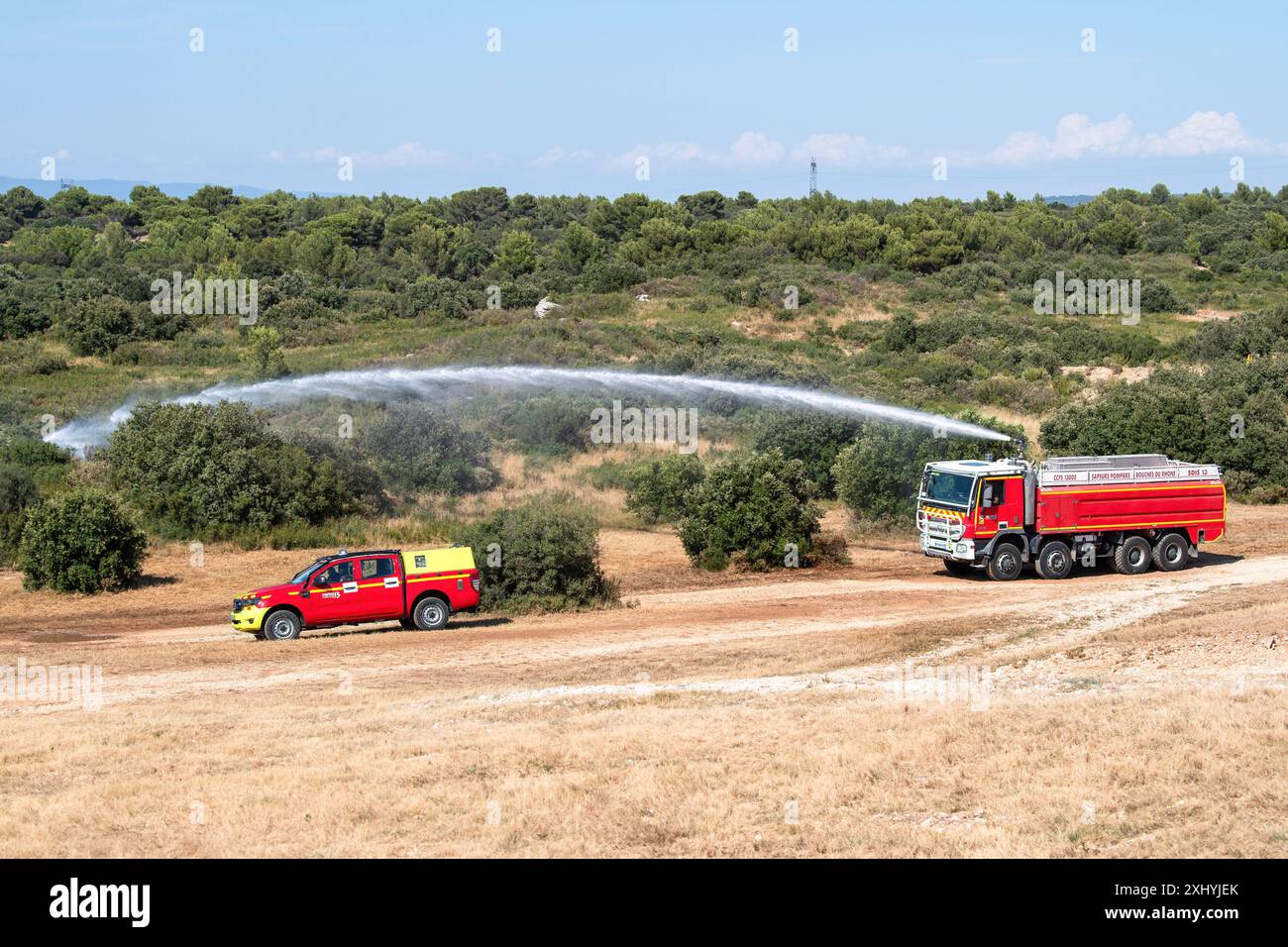 Bouches du rhone fire department truck hi-res stock photography and ...