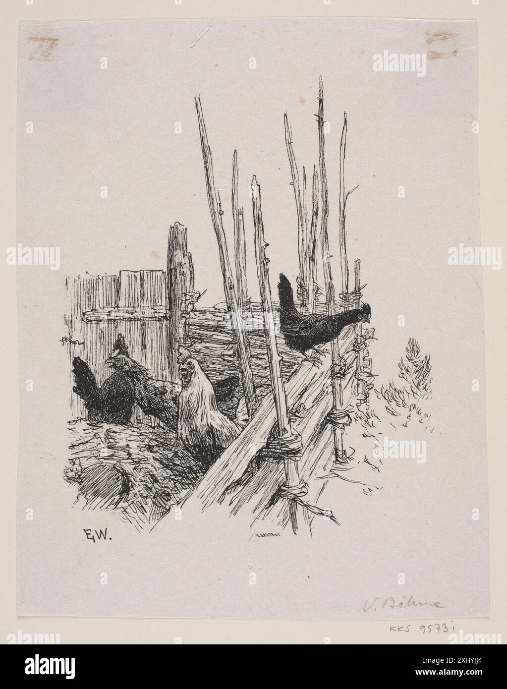 A xylograph by Waldemar Bøhme illustrating the story 'What Should the ...