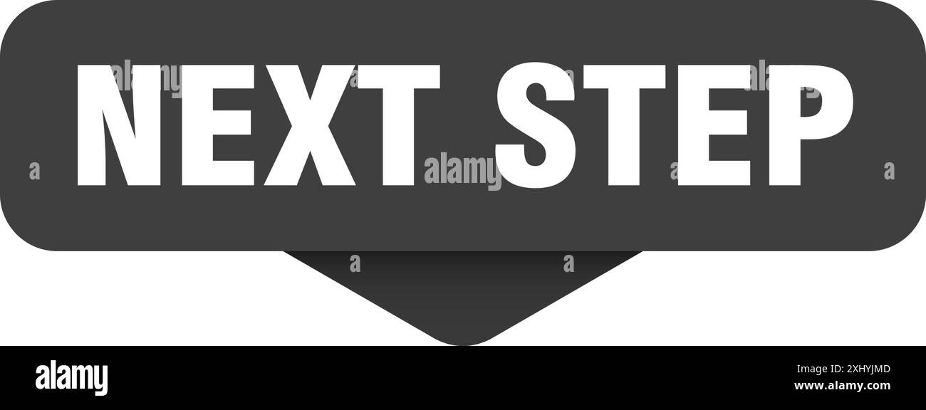 next step sticker. next step sign on transparent background ...