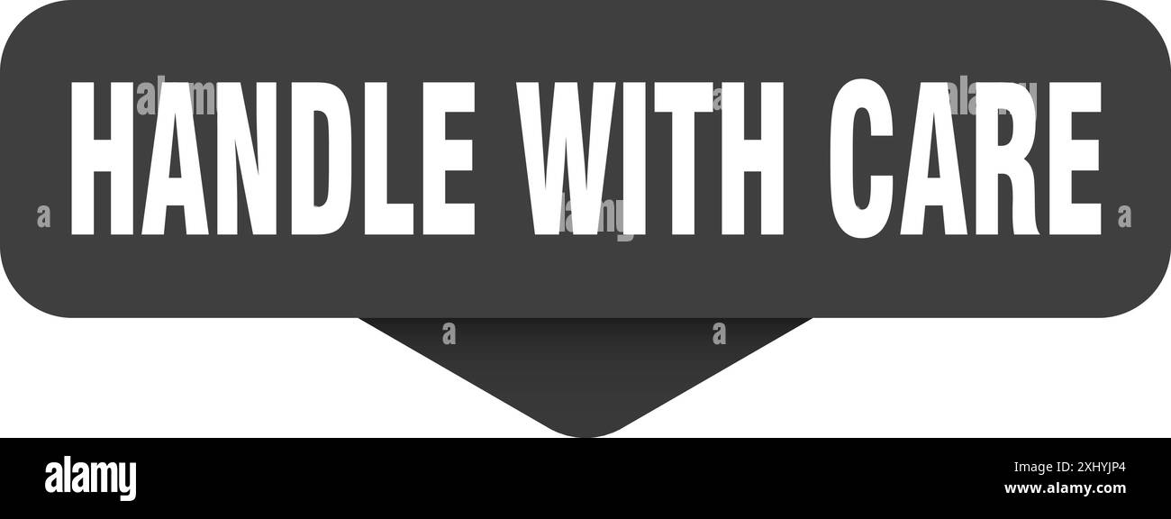 handle with care sticker. handle with care sign on transparent ...
