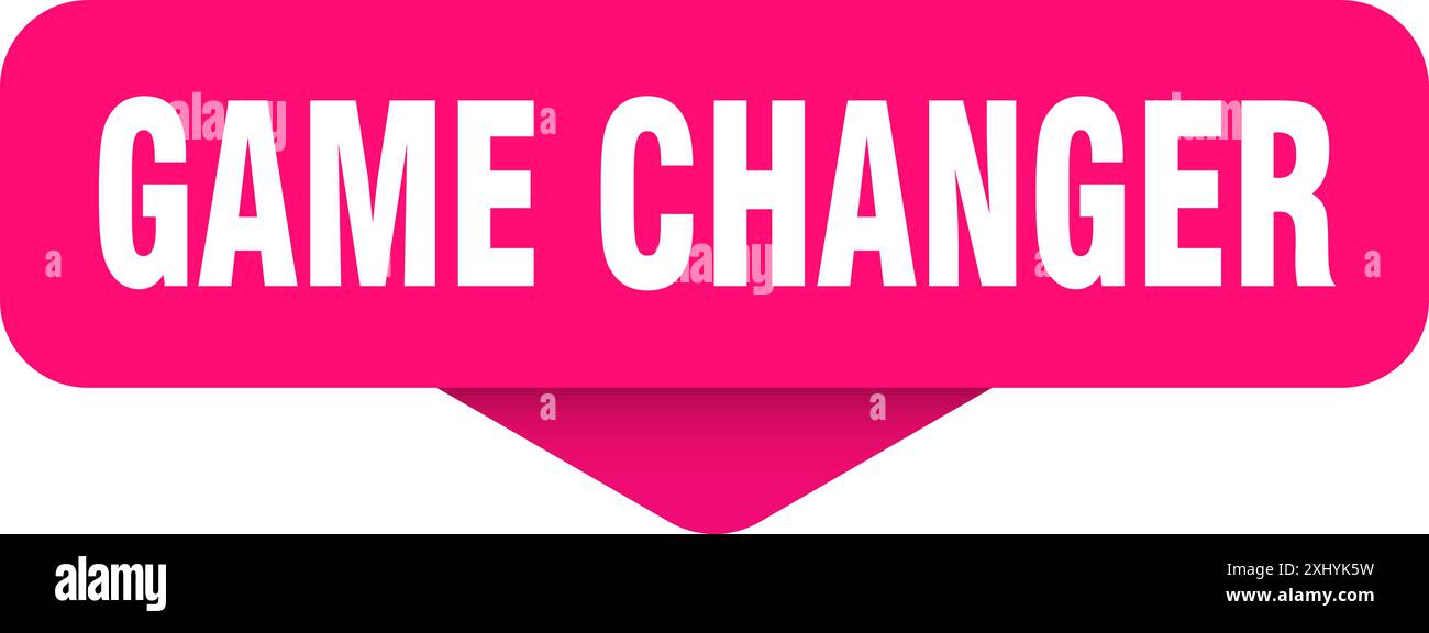 game changer sticker. game changer sign on transparent background ...