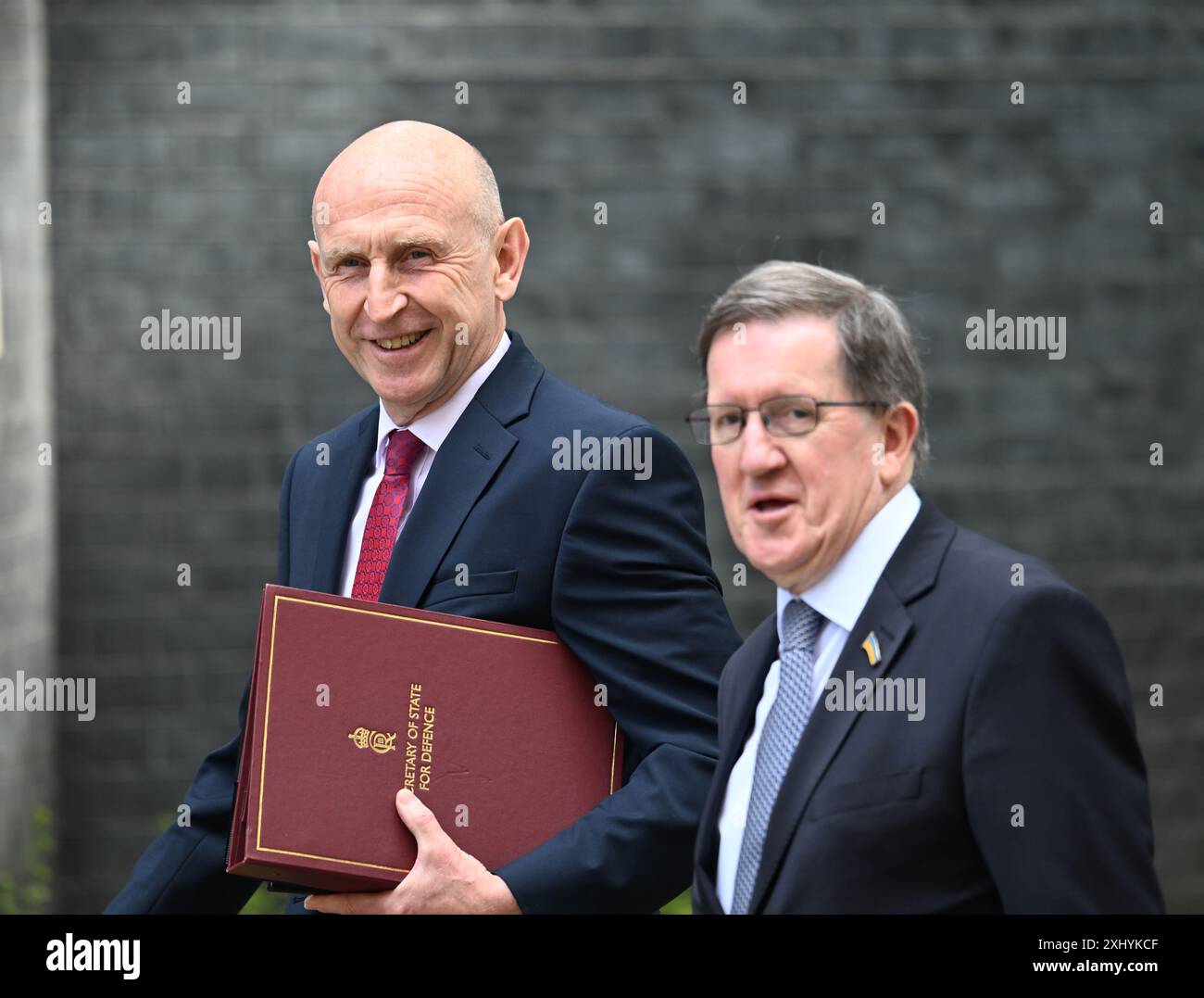 Downing Street, London, UK. 16th July, 2024. Government Ministers at the Cabinet Meeting. (Left ...