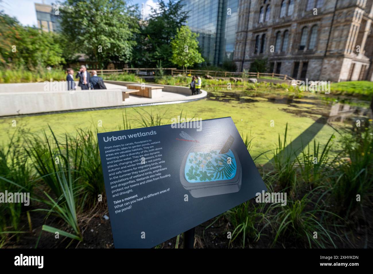 London, UK. 16 July 2024. A general view of the pond in The Nature ...