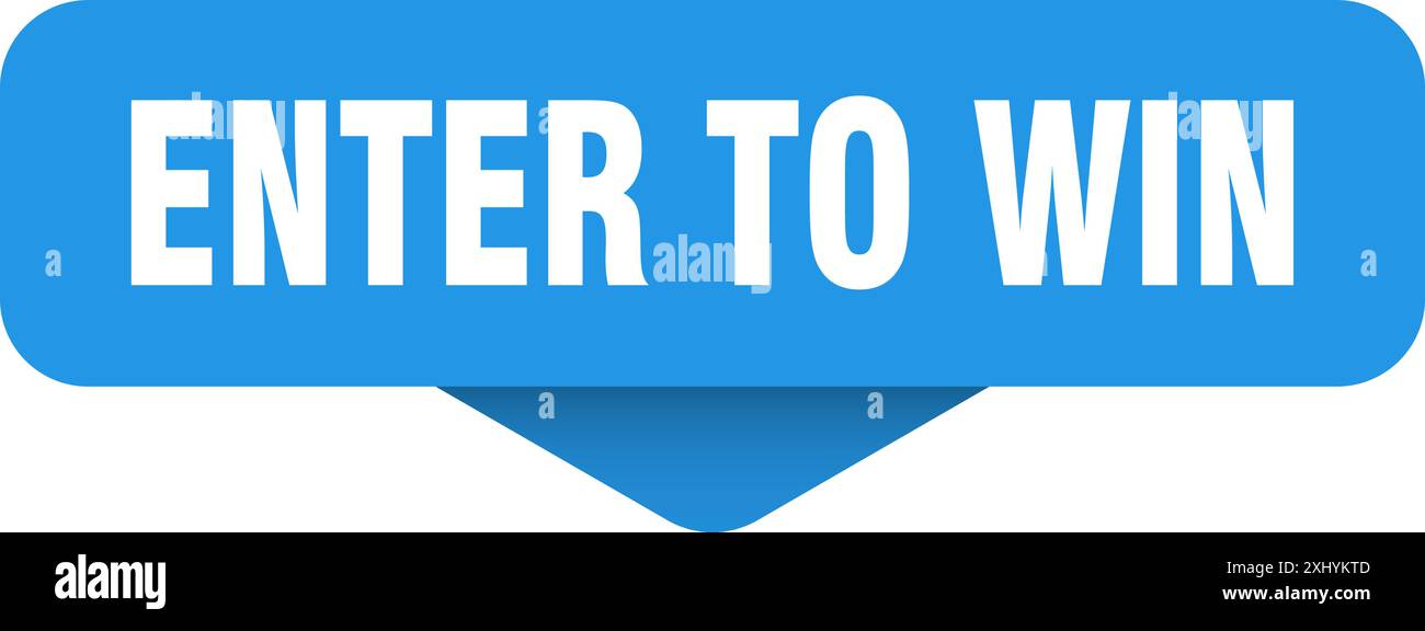 enter to win sticker. enter to win sign on transparent background ...