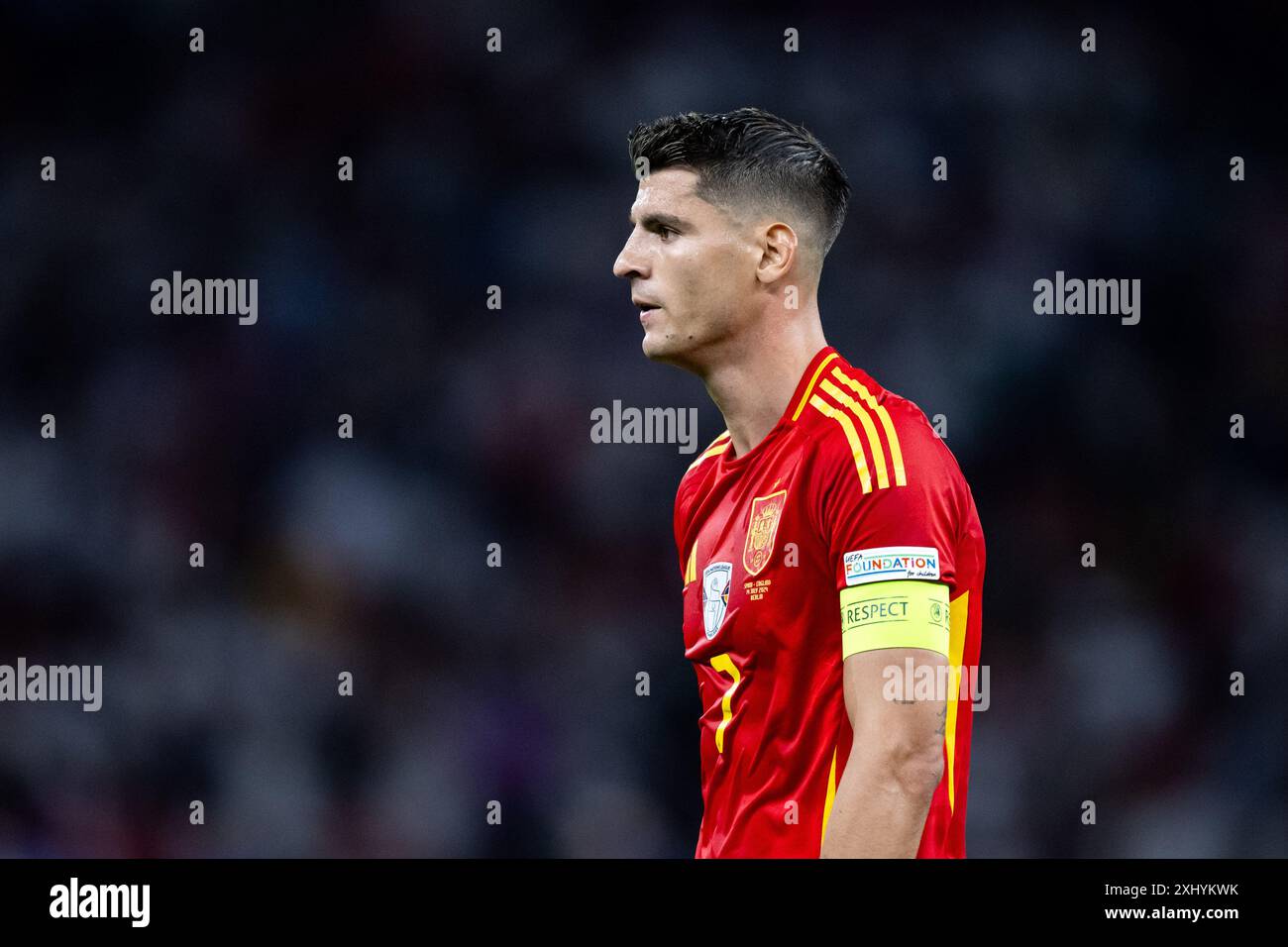 Alvaro Borja Morata (Spanien, #07), GER, Spain (ESP) vs England (ENG ...