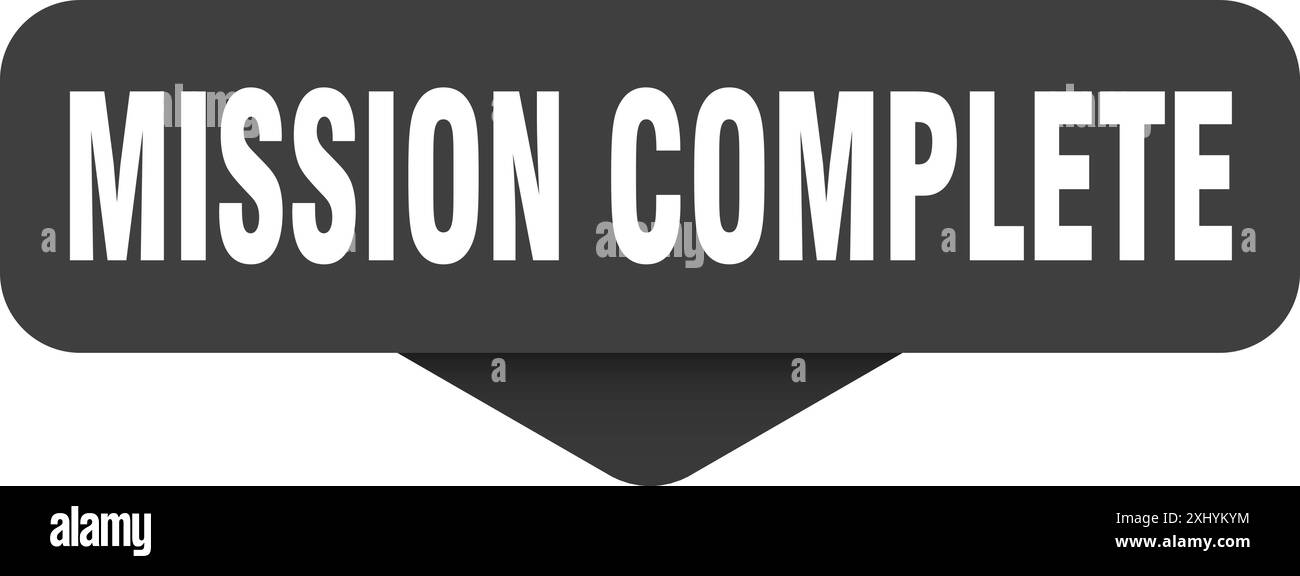 mission complete sticker. mission complete sign on transparent ...