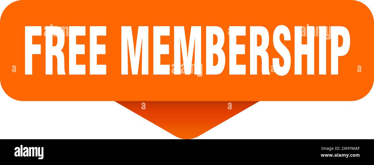 free membership sticker. free membership sign on transparent background ...