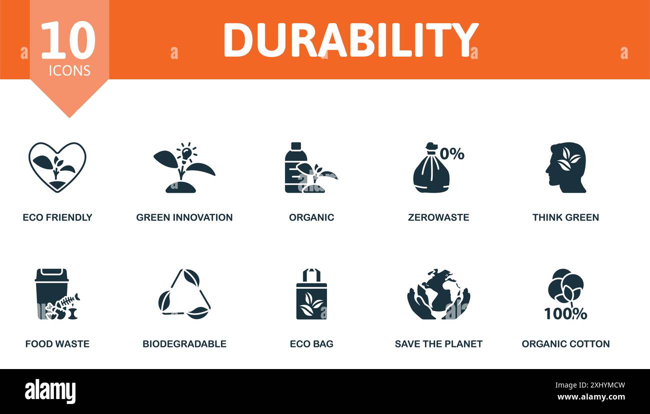 Durability icon Stock Vector Images - Alamy