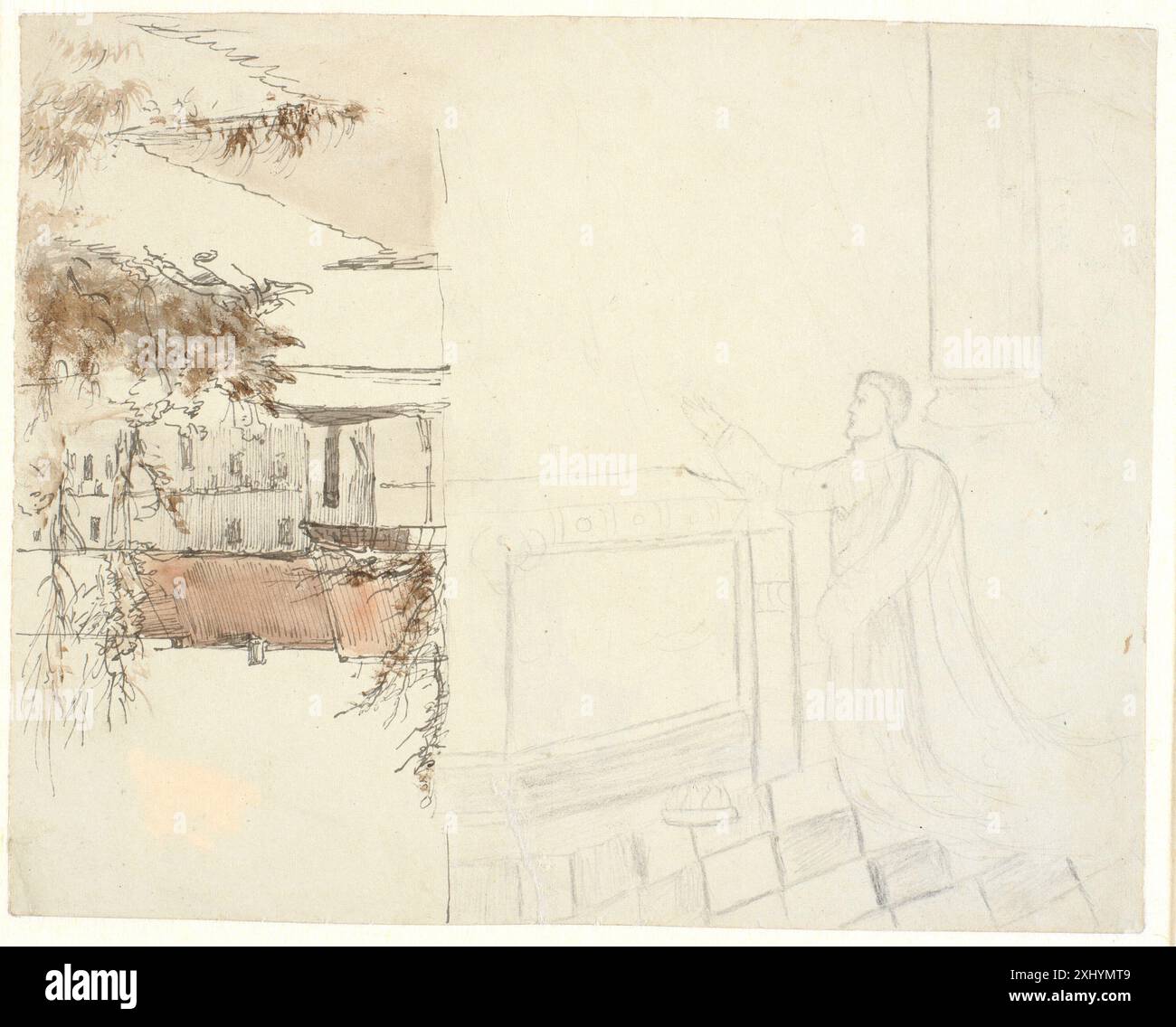 A king kneeling in front of an altar. Street Party Dreyer, Dankvart ...