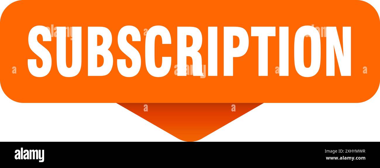 subscription sticker. subscription sign on transparent background ...