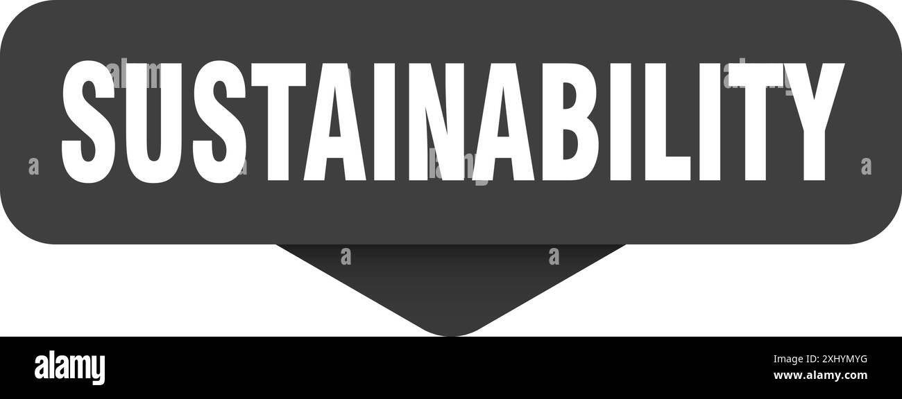 sustainability sticker. sustainability sign on transparent background ...